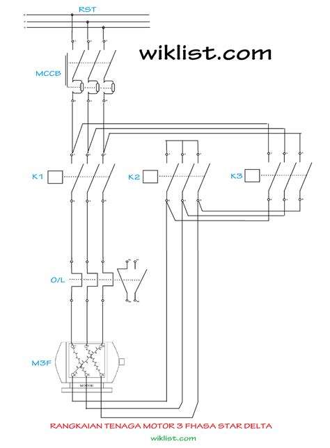 Rangkaian Kontrol Star Delta Motor 3 Phase Printabledbwebapp