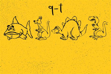 Funny Cartoon Doodles Dingbats Font Dingbats Font Cartoon Doodles