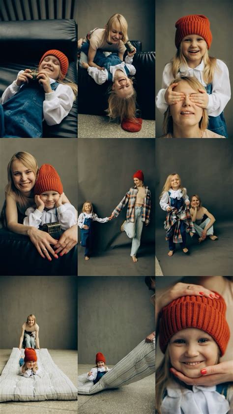 Фотосессия мамы и дочки в студии En 2024