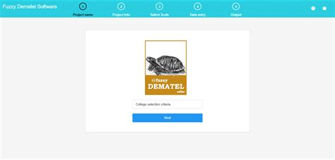 Fuzzy Dematel Software Steps