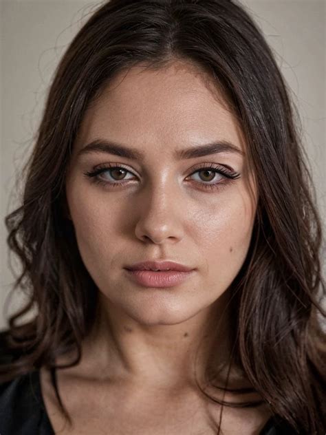 Retrato Close Up De Uma Bela Pessoa De 26 Anoso Mulher Maquiagem