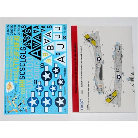 172 B 17fg Flying Fortress Pin Up Nose Art Markings Decal Part 1