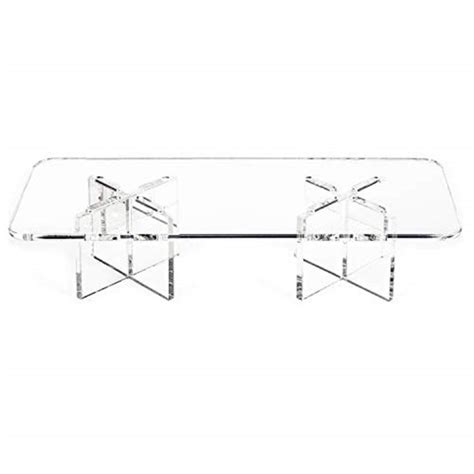 Clear Choice Acrylic Rectangle Disassemble Riser Display Stand