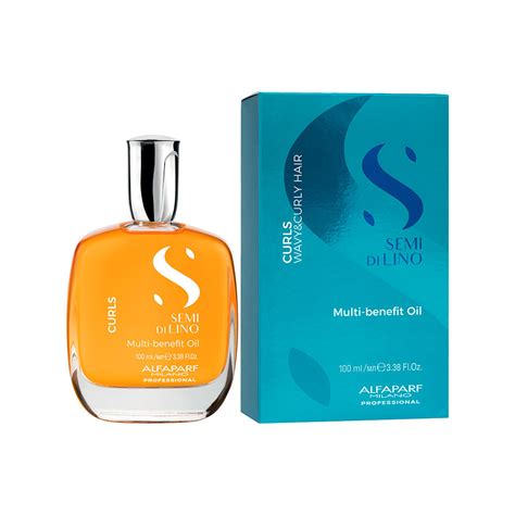 Huile Multi Bénéfices Semi Di Lino Curls Alfaparf Milano Traitements