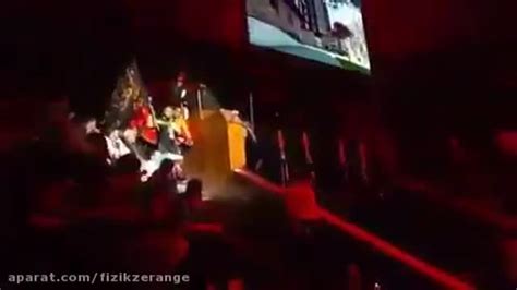 رجز خونی معرکه اقای سیامک خرمی در مسابقه بکس امریکا و حمله داعش به ایشون نماشا