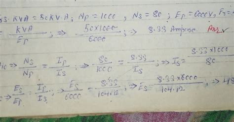 Transformer Calculation 6