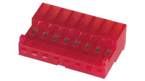 3 643813 8 Te Connectivity 8 Way Idc Connector Socket For Cable Mount 1 Row Rs