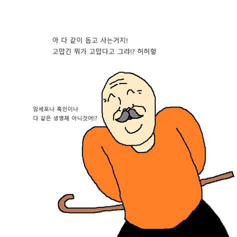 흑인 엄마와 아들이 해외여행 온 만화 짤툰