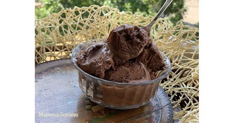 Домашен шоколадов сладолед с 3 съставки