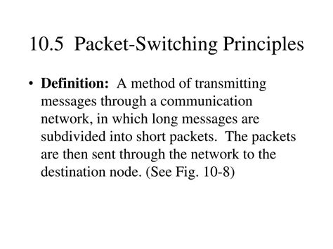 PPT Ch Circuit Switching And Packet Switching PowerPoint Presentation ID