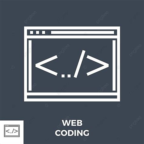 Web Coding Line Icon Relations Contour Silhouette Designer Vector Relations Contour Silhouette