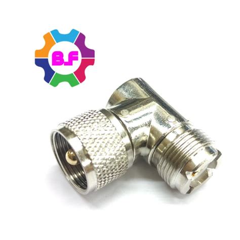 Jual KONEKTOR L PL MALE TO PL FEMALE Conector Antena L Sambungan Murah Shopee Indonesia