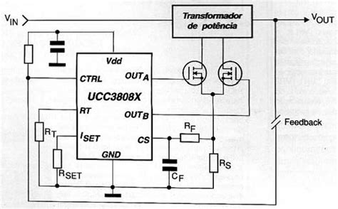 UCC Controlador PWM Push Pull Em Modo Corrente COM