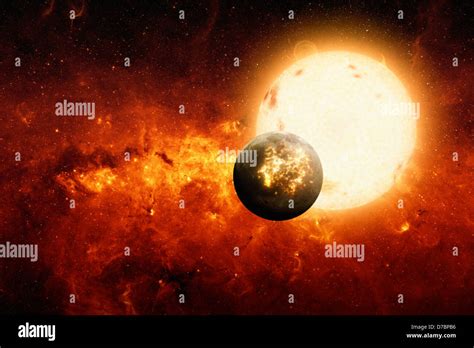 Animated Exploding Planets