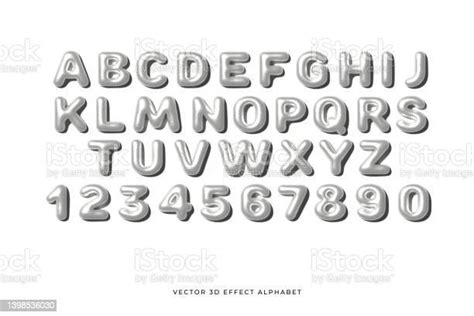 알파벳 은색으로 구분된 알파벳 문자와 숫자 집합 컴퓨터 글자에 대한 스톡 벡터 아트 및 기타 이미지 컴퓨터 글자 풍선 은