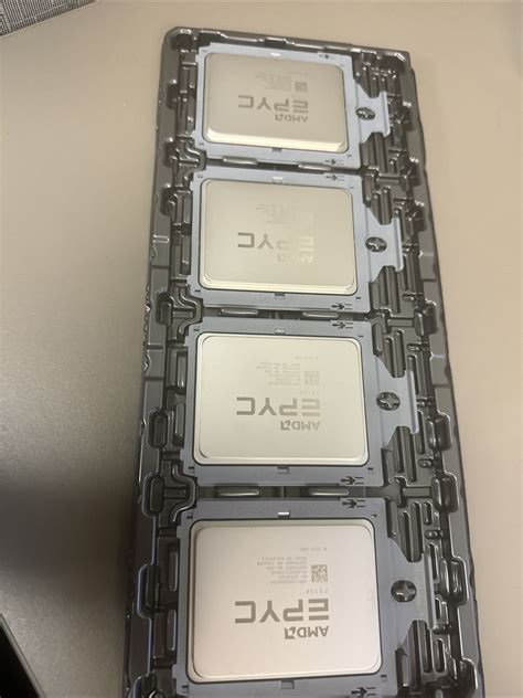 Used 4 X Amd Epyc 7313p Cpu 16 Cores 32 Threads 37ghz 155w Sp3 Support