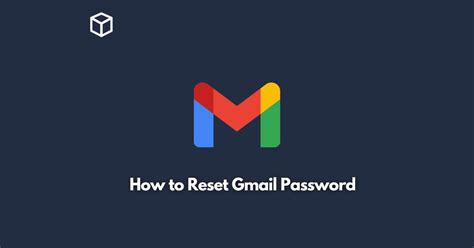 How To Reset Gmail Password Programming Cube