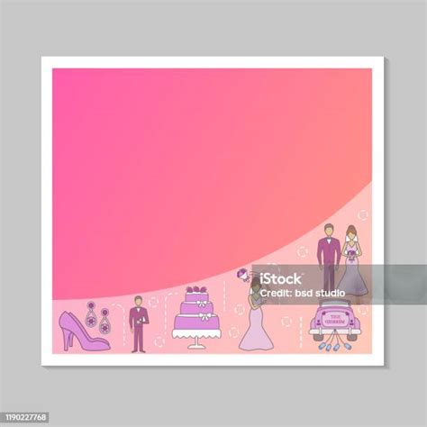 웨딩 플래너 소셜 미디어 배너 포스터 게시물 커버 모형 부스터 가리기에 대한 스톡 벡터 아트 및 기타 이미지 가리기 개발 건설 프레임 Istock