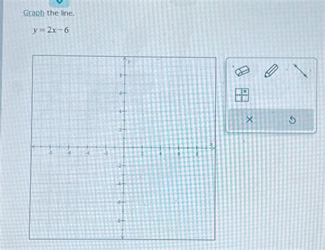 Solved Graph The Line Y 2x6 Chegg Com