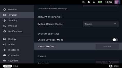 How To Format Steam Deck MicroSD Cards