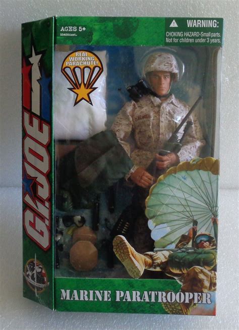 New In Box Nib 2004 Hasbro Gi Joe Marine Paratrooper 55571 4624121688