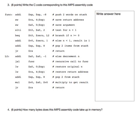 Solved 3 8 Points Write The Code Corresponding To This