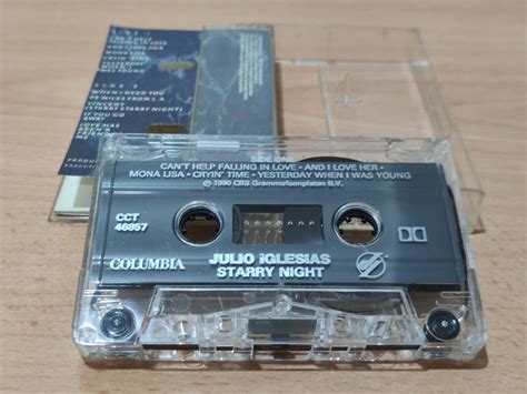 Cassette Julio Iglesias Starry Night Hobbies And Toys Music And Media