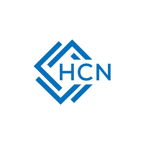 Hcn Letter Logo Design On White Background Hcn Creative Circle Letter Logo Concept Hcn Letter
