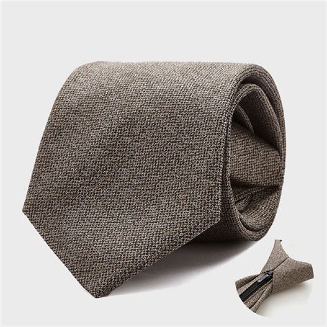 골드솔리드 지퍼 넥타이 베이지 감도 깊은 취향 셀렉트샵 29cm