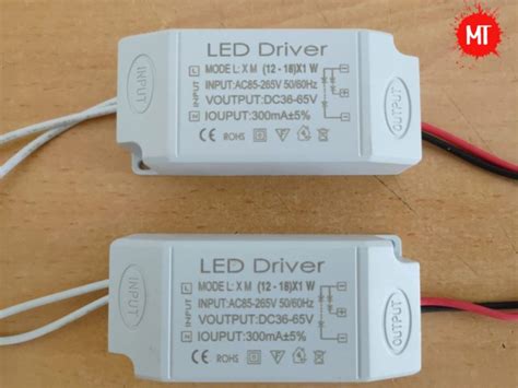 Jual Led Driver X Watt Ma Ac Dc Casing Plastik Kota Surabaya Multitronic Tokopedia