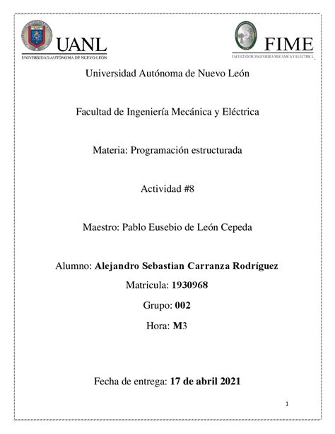 Actividad 8 Dev C Programacion Estructurada Ejercicios De