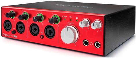 Focusrite Clarett 4 Pre Usb Usb Audio Midi Interface Κάρτες Ήχου Usb