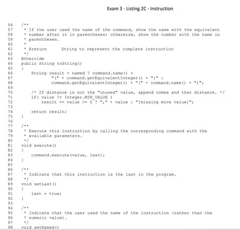 Solved Follow The Logic Of The Entercommands Method Of The