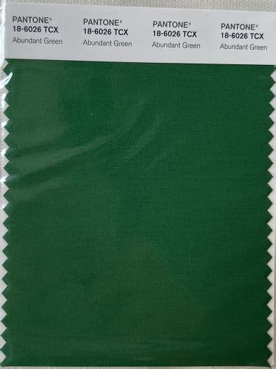 Pantone Tcx Cotton Swatch Card 18 6320 Tcx Fairway