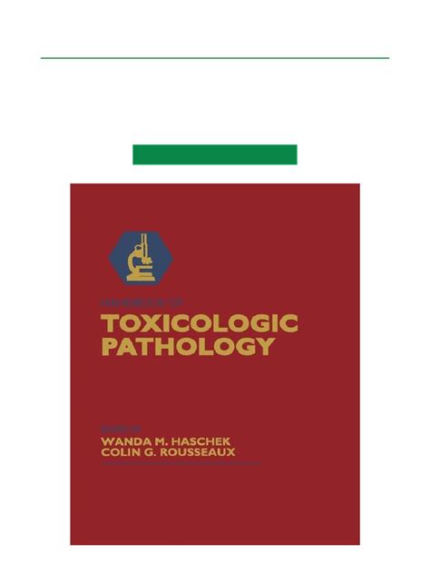 Limited Get Handbook Of Toxicologic Pathology Multiformat Download Pdf