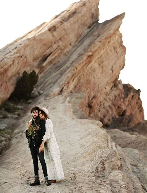 Vasquez Rocks Vintage Engagement Session Casey Alex Vasquez Rocks