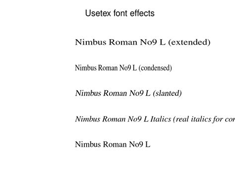 Pylabexamples Example Code Usetexfonteffectspy — Matplotlib 151