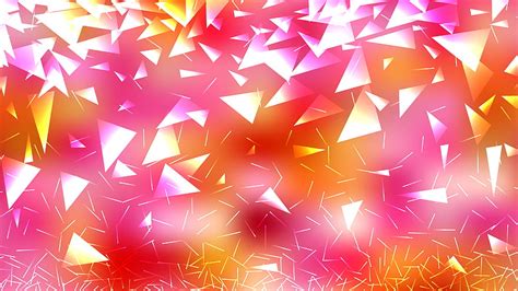 추상 분홍색 노란색과 흰색 삼각형 배경 그림 Ai Eps Uidownload