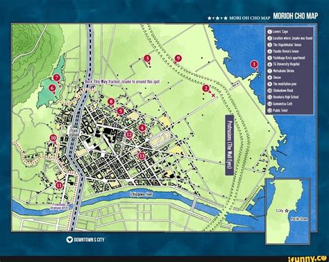 Morioh Cho Map Location Where Jasuke Was Found Ii Ihe Higashikatas