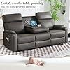 B Baijiawei 3 Seater Recliner Sofa Power Reclining Sofa