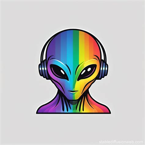 Alien Logo On Computer Stable Diffusion Online