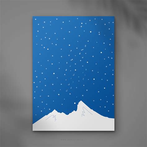 طراحی پوستر سلف پروموشن حسین منصوری دیزاین دراپ