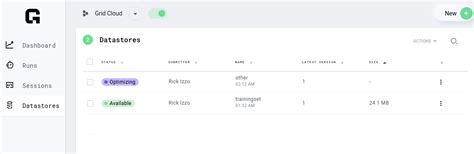 Viewing Datastore Status Grid Ai