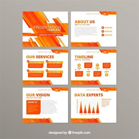 Шаблон бизнес презентации в плоском стиле Премиум векторы Business Presentation Templates