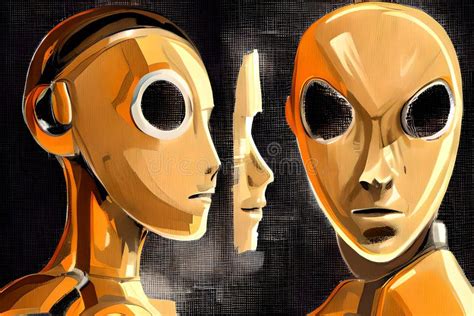 Robot Abstract Art Generative Ai Stock Illustration Illustration Of Drawn Innovation 274027992