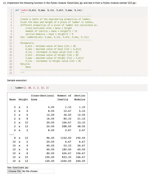 Solved Implement The Following Function In The PyDev Module Chegg