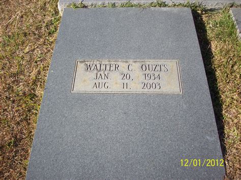 Walter Covington Ouzts 1934 2003 Find A Grave Memorial