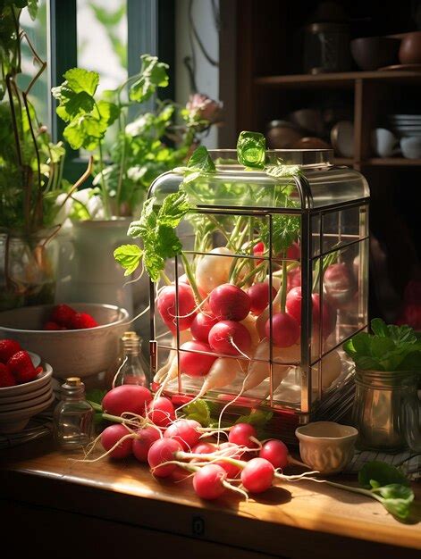 Premium Ai Image Glass Box Fruits A Visual Feast Of Yummy Delights