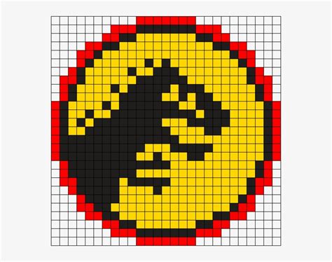 Jurassic Park Logo Perler Bead Pattern Bead Sprite Jurassic World