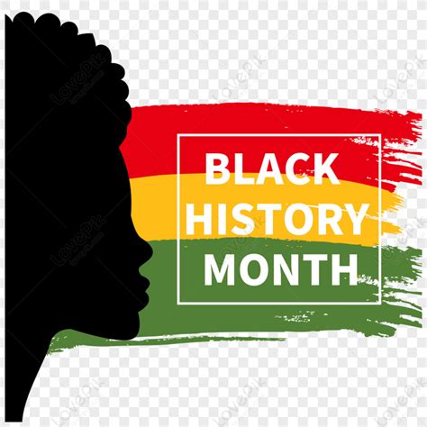 여성 머리 흑인 역사의 달 일러스트초록여자 Png 일러스트 무료 다운로드 Lovepik